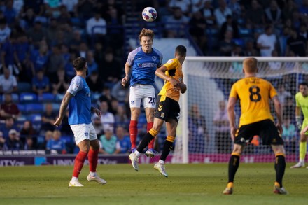 Portsmouth Defender Sean Raggett Heads Ball Editorial Stock Photo ...