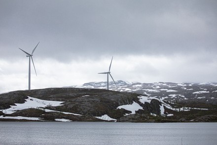 Wind Turbines Nordland County Norway On Editorial Stock Photo - Stock ...
