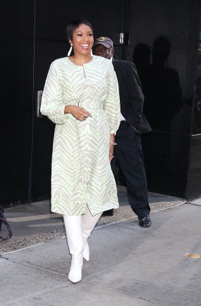 Ginger Zee On Set Good Morning Editorial Stock Photo - Stock Image ...