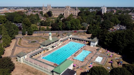 Peterborough Lido Outdoor Swimming Pool Looks Editorial Stock Photo ...
