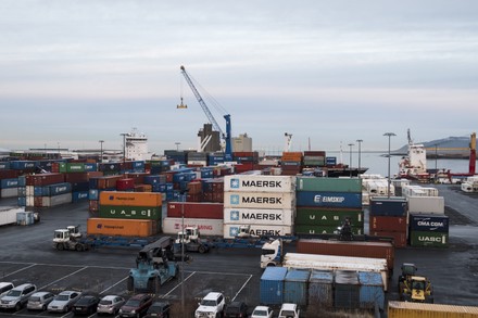 Eimskip Cargo Port Reykjavikeimskip Cargo Port Editorial Stock Photo ...