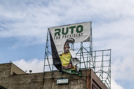 Banner Bearing Image Presidentelect William Ruto Editorial Stock Photo ...