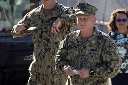Admiral Michael Gilday After Arrival Us Editorial Stock Photo - Stock ...