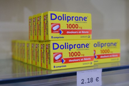 Doliprane Paracetamol Medication Limited 1 Box Editorial Stock Photo ...