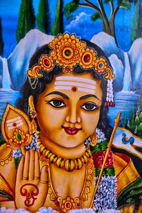 Mural Lord Murugan Selva Sannidhi Murugan Editorial Stock Photo - Stock ...