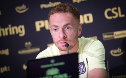 Anderlechts Adrien Trebel Pictured During Press Editorial Stock Photo ...
