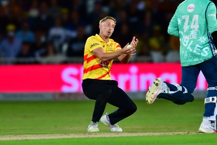 Luke Wood Trent Rockets Takes Wicket Editorial Stock Photo - Stock ...