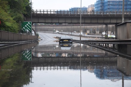 Major Flooding On A406 Editorial Stock Photo - Stock Image | Shutterstock
