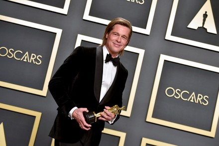 Brad Pitt Winner Best Actor Supporting Editorial Stock Photo - Stock Image | Shutterstock