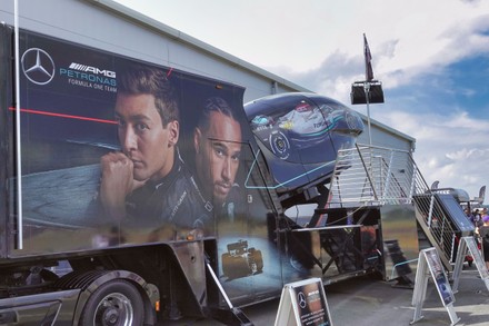 Mercedes F1 Simulator Giving Fans Taste Editorial Stock Photo - Stock ...