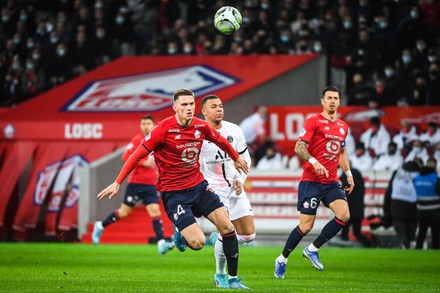 Sven Botman Lille Kylian Mbappe Psg Editorial Stock Photo - Stock Image ...