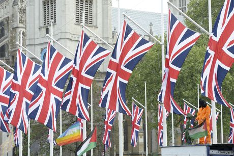 Union Jacks Out Wedding Editorial Stock Photo - Stock Image | Shutterstock
