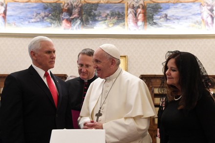 Pope Francis Meets Us Vice President Editorial Stock Photo - Stock ...
