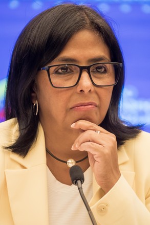 Venezuelan Vice President Delcy Rodriguez Attends Editorial Stock Photo ...