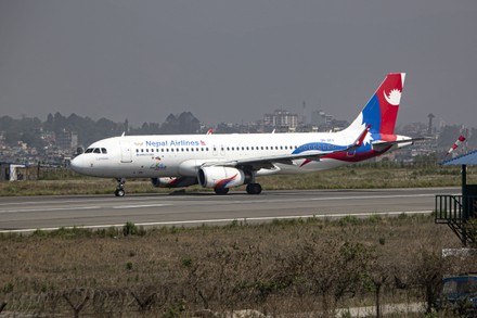 Nepal Airlines Airbus A320 Aircraft Seen Editorial Stock Photo - Stock ...