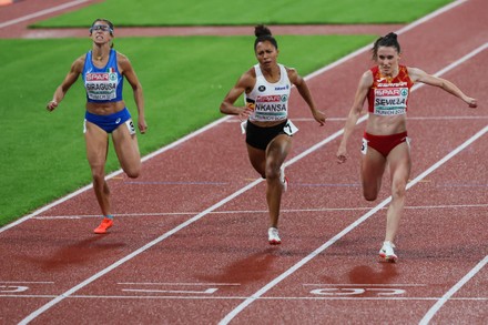 Belgian Delphine Nkansa Pictured Action During Editorial Stock Photo ...