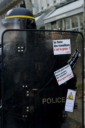 Crs Riot Policeman Holds Shiled Stickers Editorial Stock Photo - Stock ...