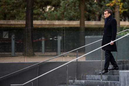 French President Emmanuel Macron Official Inauguration Editorial Stock ...
