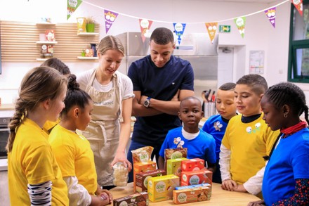 Handout Picture Kylian Mbappe Participates Cooking Editorial Stock ...