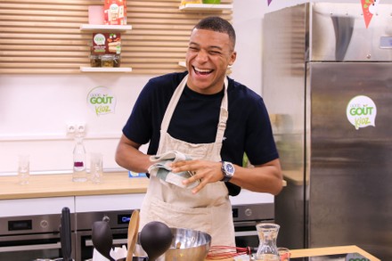 Handout Picture Kylian Mbappe Participates Cooking Editorial Stock ...