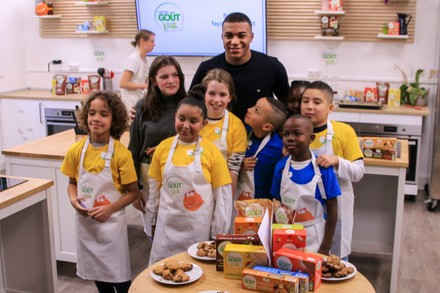 Handout Picture Kylian Mbappe Participates Cooking Editorial Stock ...