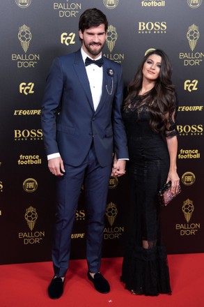 Liverpool Goalkeeper Alisson Becker Wife Natalia Editorial Stock Photo ...