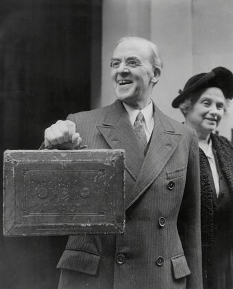 Sir Stafford Cripps Chancellor Exchequer His Editorial Stock Photo ...
