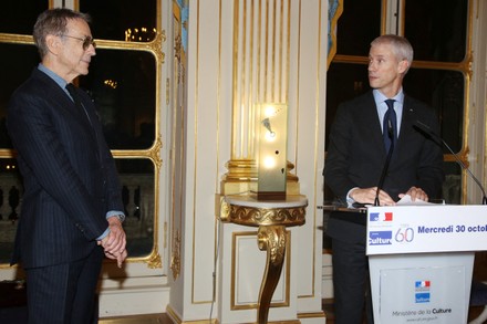 Alain Chamfort and Ludovic Martin Honored - Paris - 30 Oct 2019 Stock ...