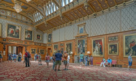 Picture Gallery Queens Windsor Castle Inside Editorial Stock Photo ...