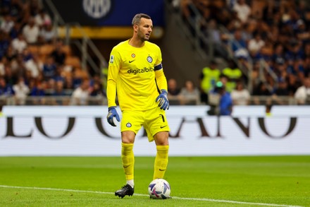 Samir Handanovic Fc Internazionale Action During Editorial Stock Photo ...