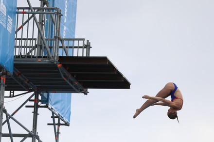 European Aquatic Championship day nine - Woman High Diving, Rome, Lazio ...