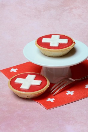 Carac Patisserie Pastry Switzerland Swiss Cross Editorial Stock Photo ...