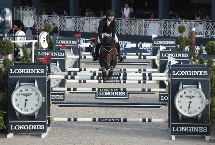 Rider Jumps His Horse During Race Editorial Stock Photo - Stock Image ...