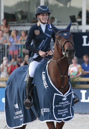 American Rider Jessica Springsteen Her Horse Editorial Stock Photo ...
