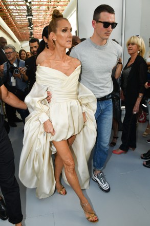 Celine Dion Attends Alexandre Vauthier Haute Editorial Stock Photo ...