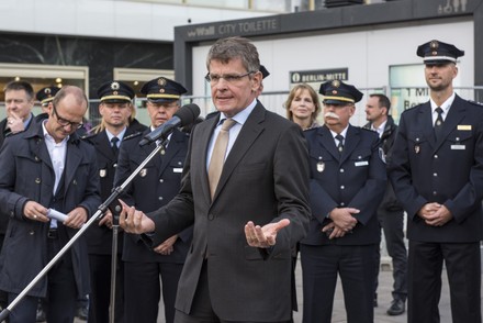 Berlin Police Chief Klaus Kandt On Editorial Stock Photo - Stock Image ...