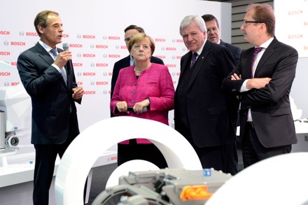 Federal Chancellor Angela Merkel Cdu Volkmar Editorial Stock Photo ...