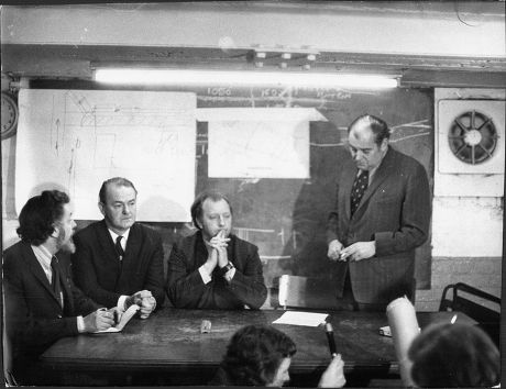 Lofthouse Colliery Disaster 1973 Press Conference Editorial Stock Photo ...
