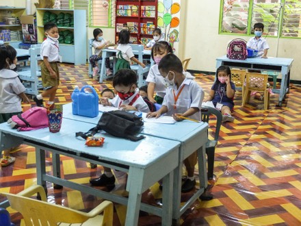 Resumption of School Classes in Manila, Philippines - 22 Aug 2022 Stock ...