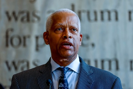 Democratic Representative Georgia Hank Johnson Speaks Editorial Stock ...