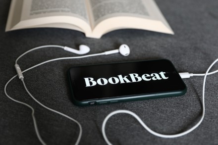 Bookbeat Logo Displayed On Phone Headphones Editorial Stock Photo ...