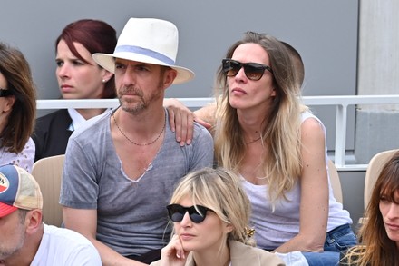 Calogero His Companion Marie Bastide Attend Editorial Stock Photo ...