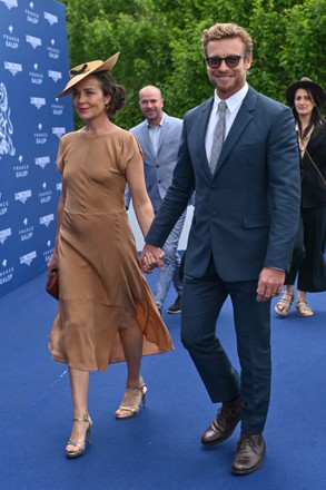 Actor Simon Baker His Wife Rebecca Editorial Stock Photo - Stock Image ...