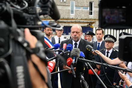 French Justice Minister Eric Dupondmoretti Arrives Editorial Stock ...