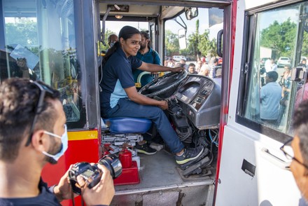 Babita Devi Newly Appointed Bus Driver Editorial Stock Photo - Stock ...