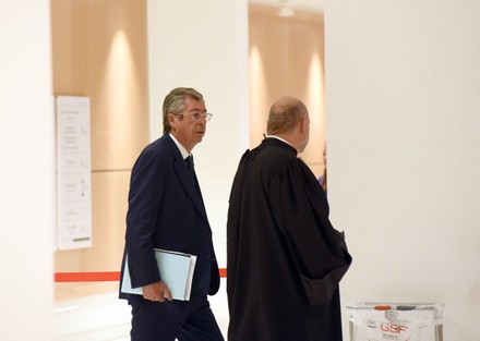 Patrick Balkany Arrives Courthouse Paris France Editorial Stock Photo ...