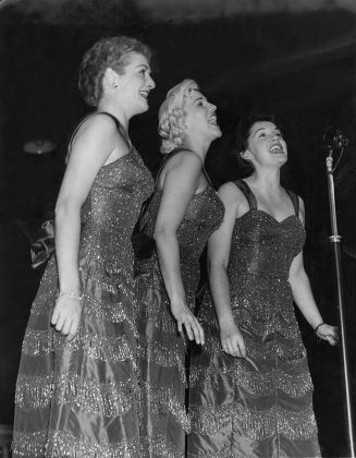 Andrews Sisters Laverne Patty Maxene Performing Editorial Stock Photo ...