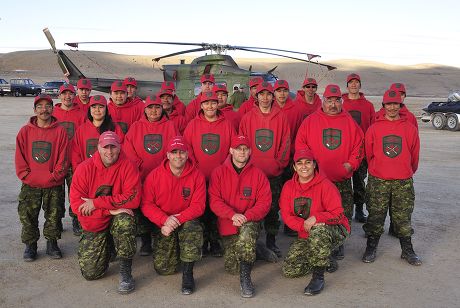 Canadian Rangers in the Qikiqtaaluk Region of Nunavut, Canadian Arctic ...