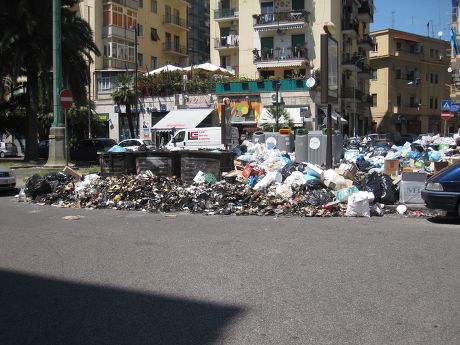 Uncollected Trash Piles Street Editorial Stock Photo - Stock Image ...