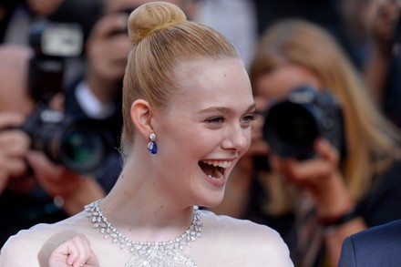 Elle Fanning Attending Closing Ceremony 72nd Editorial Stock Photo ...